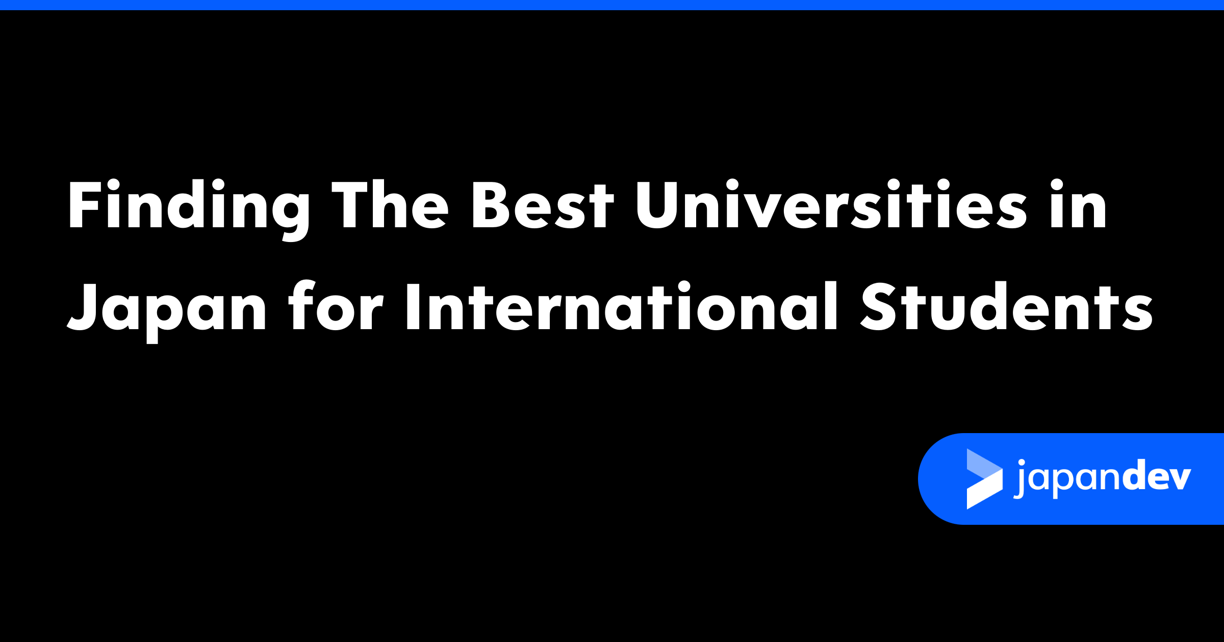 Finding The Best Universities in Japan for International Students ...